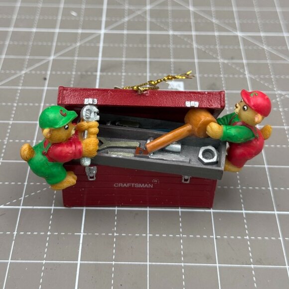Mr Christmas | Holiday | Mr Christmas 996 Craftsman Toolbox Ornament ...